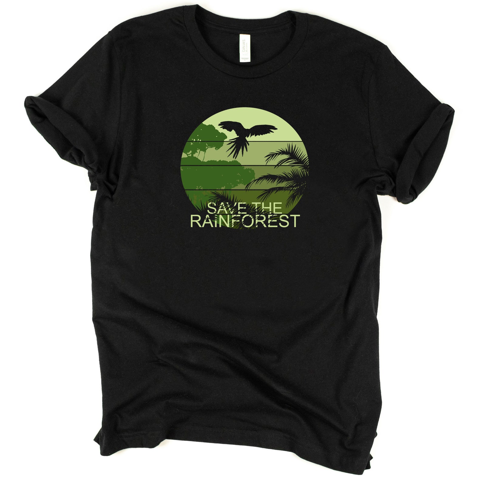 Rainforest Shirt / Rainforest / Climate Change / Save the Rainforest ...