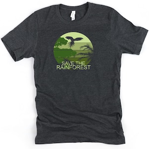 Rainforest Shirt / Rainforest / Climate Change / Save the Rainforest ...