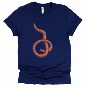 Earthworm Shirt / Earthworm / Earthworm Lover Gift / Worm Lover Shirt ...