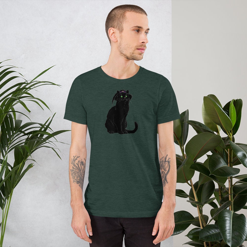 Black Cat Shirt / Black Cat / Cat / Cat Lover Gift / Cat Lover | Etsy