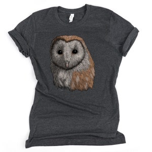 Barn Owl Shirt / Barn Owl / Owl Shirt / Owl / Bird Shirt / Owl Gift ...