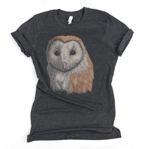 Barn Owl Shirt / Barn Owl / Owl Shirt / Owl / Bird Shirt / Owl | Etsy