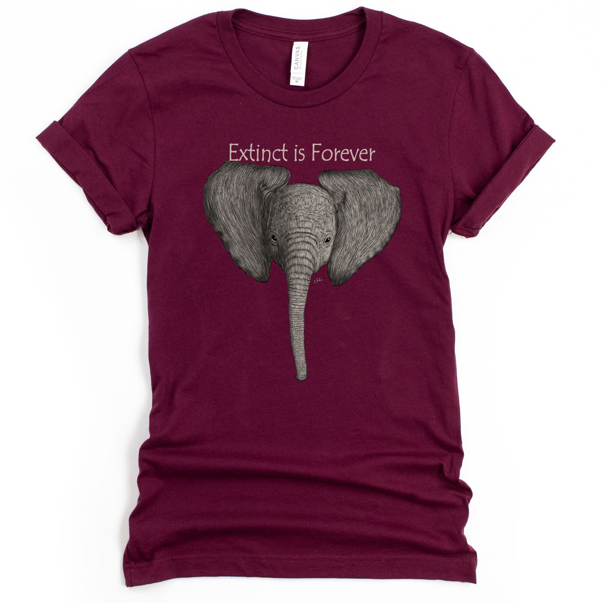 Extinct is Forever African Elephant Shirt / Baby African Elephant ...