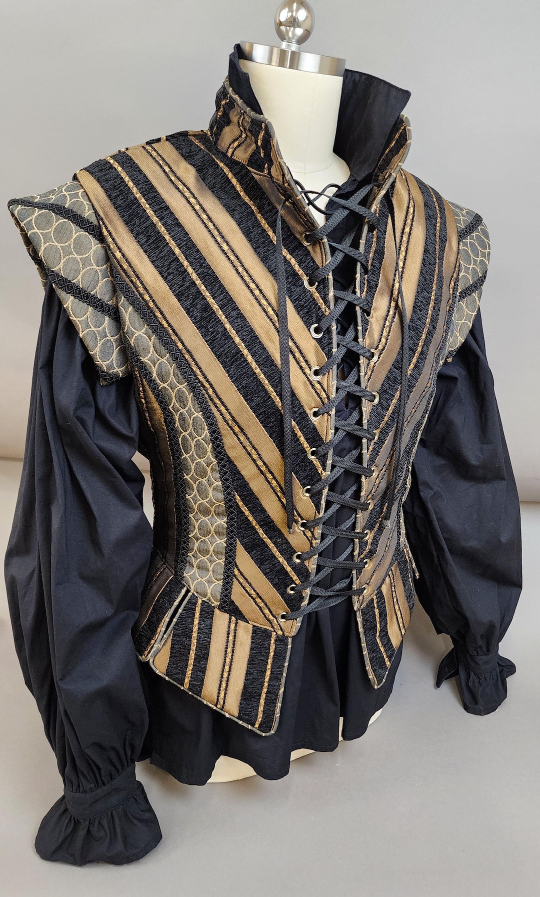 Curvy Wench Handmade Ren Faire Doublet Fantasy Costume LARP - Etsy