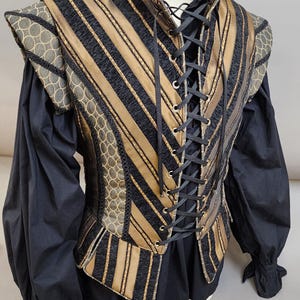 Curvy Wench Handmade Ren Faire Doublet Fantasy Costume LARP - Etsy