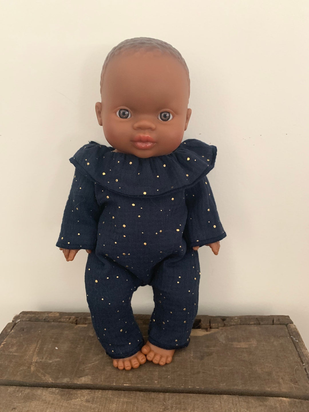 Pierrot Outfit for a 34cm Paola Reina Type Baby Doll, or a 30cm Corolle ...