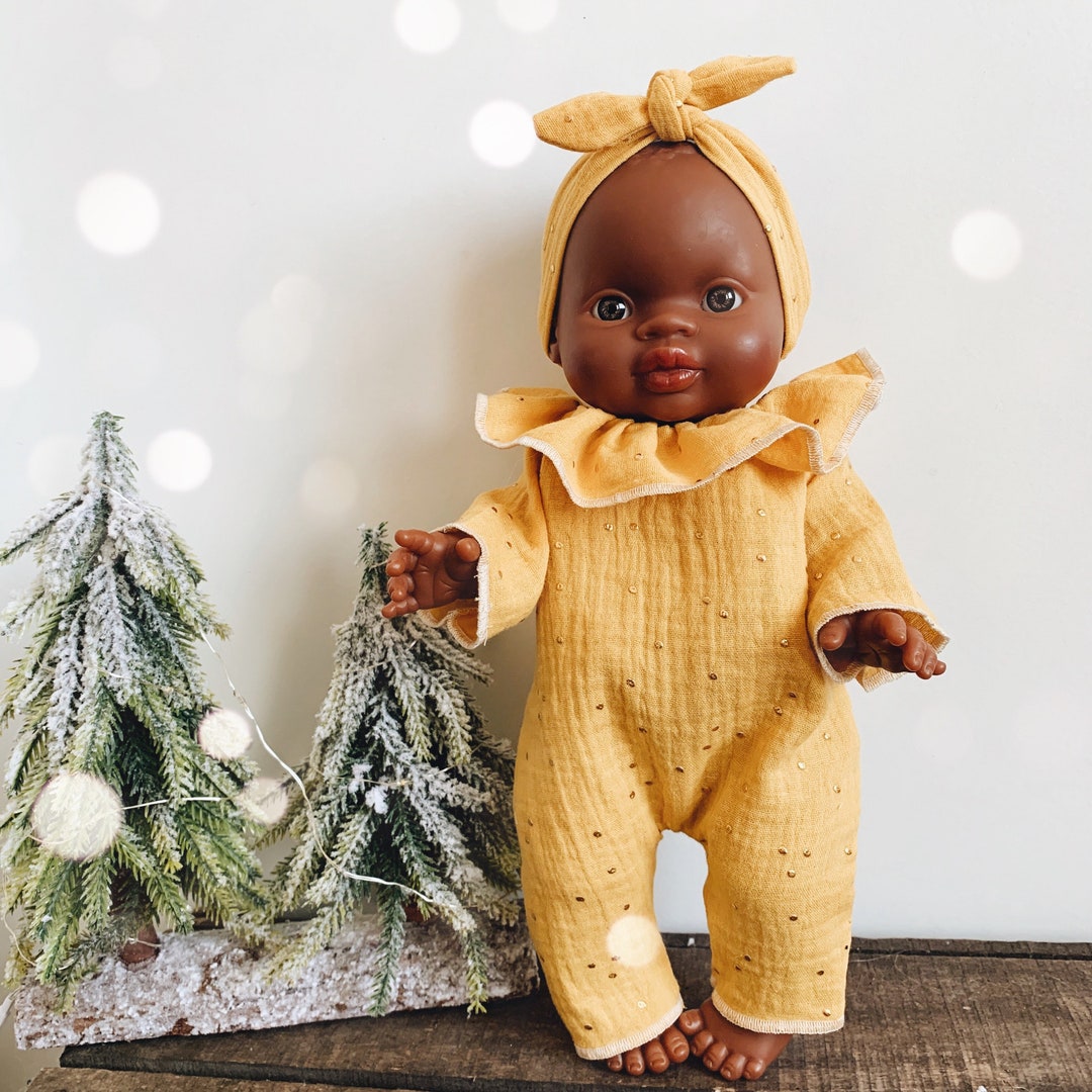 Yellow Pierrot Jumpsuit for Paola Reina Type Doll 34cm, Corolla 30cm - Etsy
