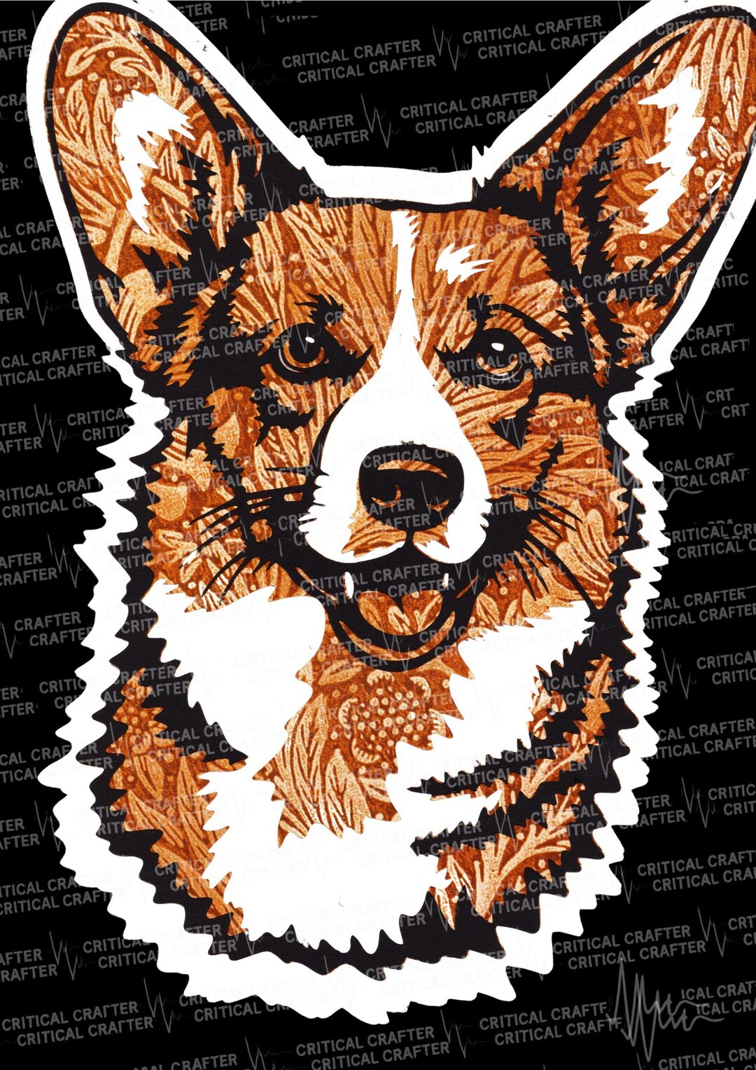 Corgi - Canine Collage Art Prints - Etsy