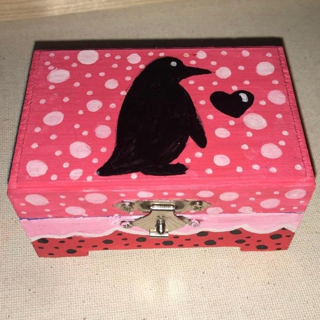 Penguin Jewelry Box - Etsy