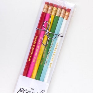 Teacher Gift. Custom Pencils for Teacher. Thank You Gift for Teacher ...