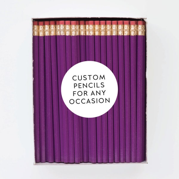 Purple Pencils - Etsy