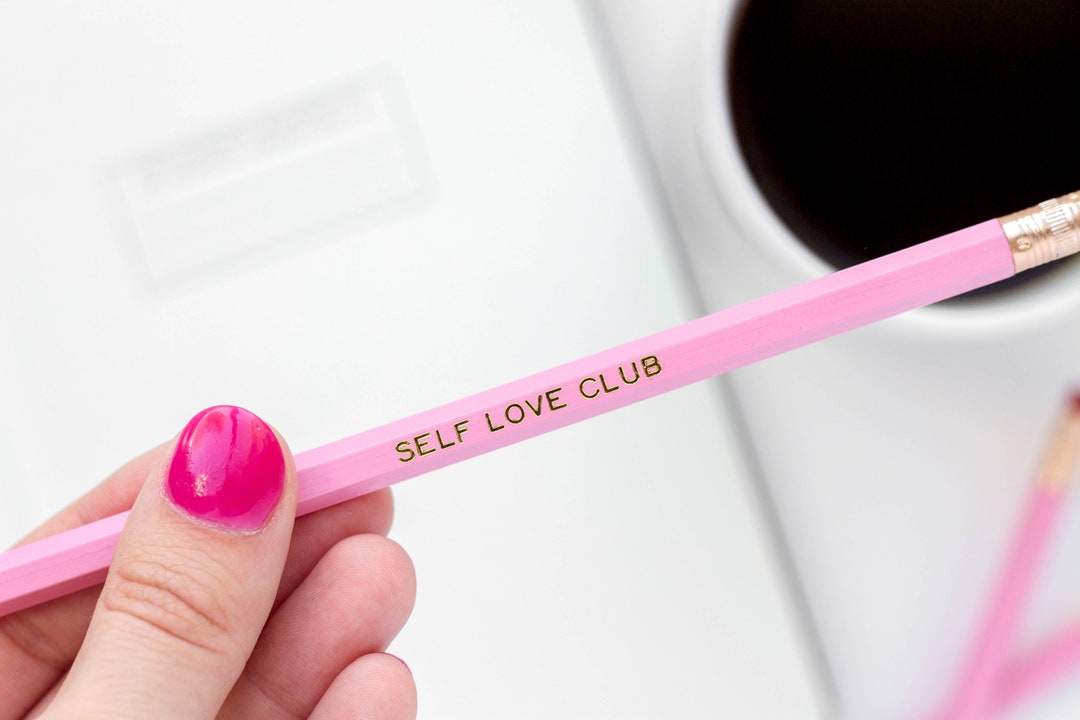 Self Love Club Pencils: Inspirational Gift Set - Etsy