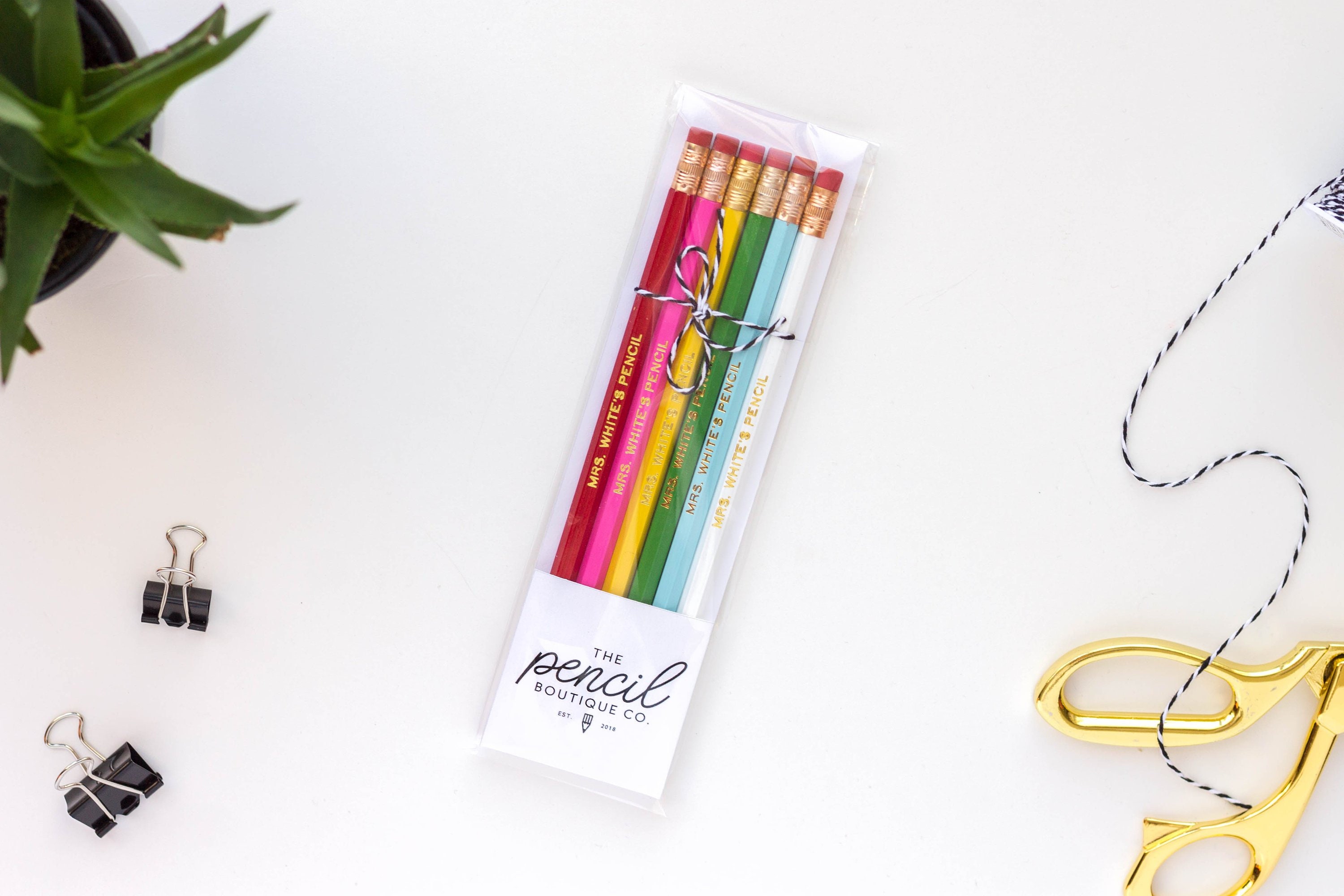 Teacher Gift. Custom Pencils for Teacher. Thank You Gift for | Etsy