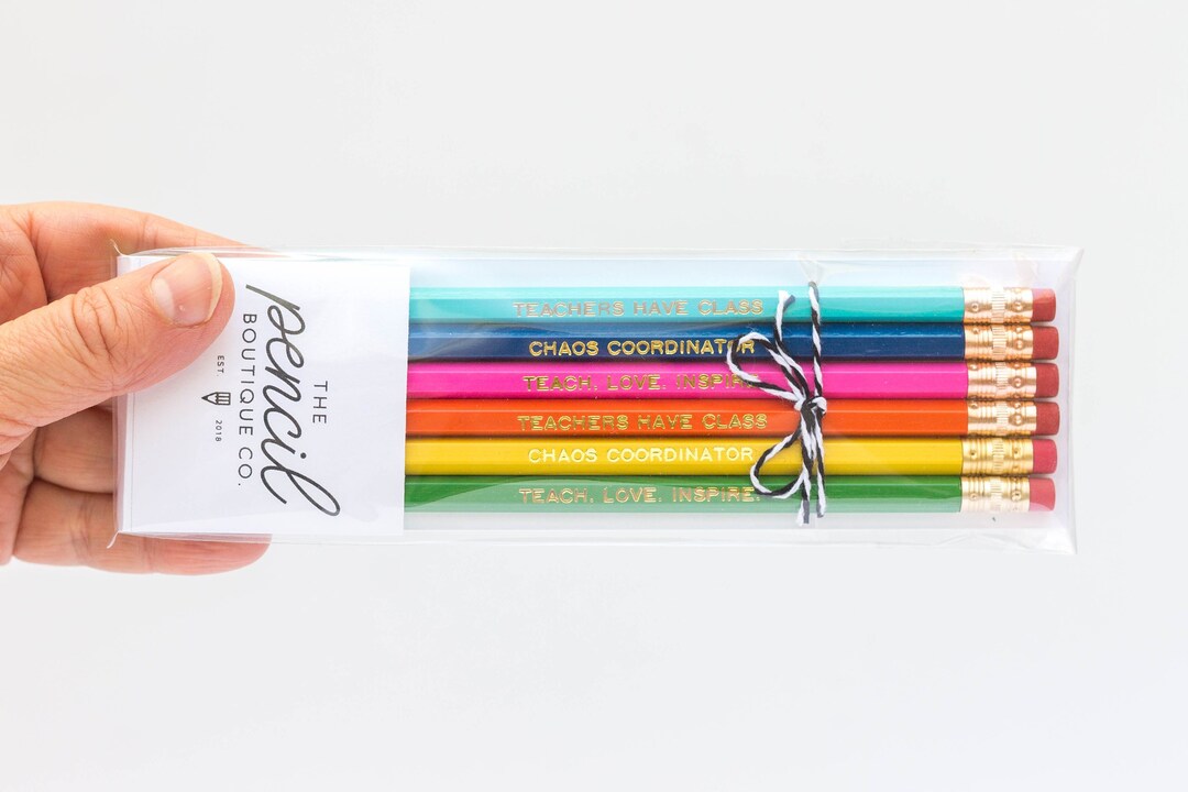 Teacher Gift. Custom Pencils for Teacher. Thank You Gift for Teacher ...