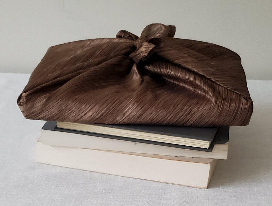 Fabric Gift Wrap, 19" Square, Copper Sheen Fabric, Decorafabwrap - Etsy