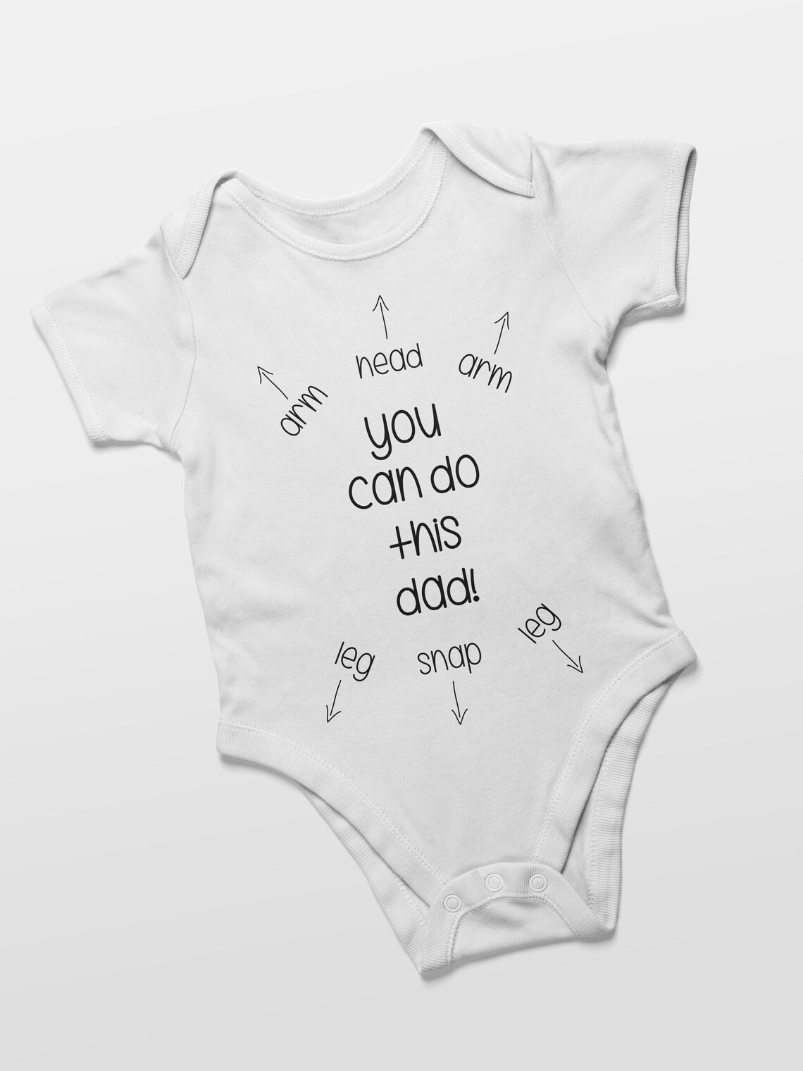 You Can Do This Dad Baby Onesie SVG, New Dad Gift, DIY Baby Bodysuit ...