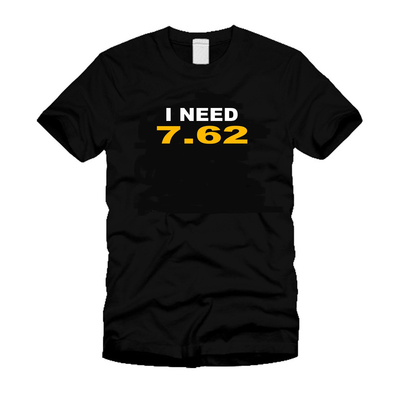 I Need 7.62 Funny Gamer Modern Battle Royale Games Black T-shirt - Etsy