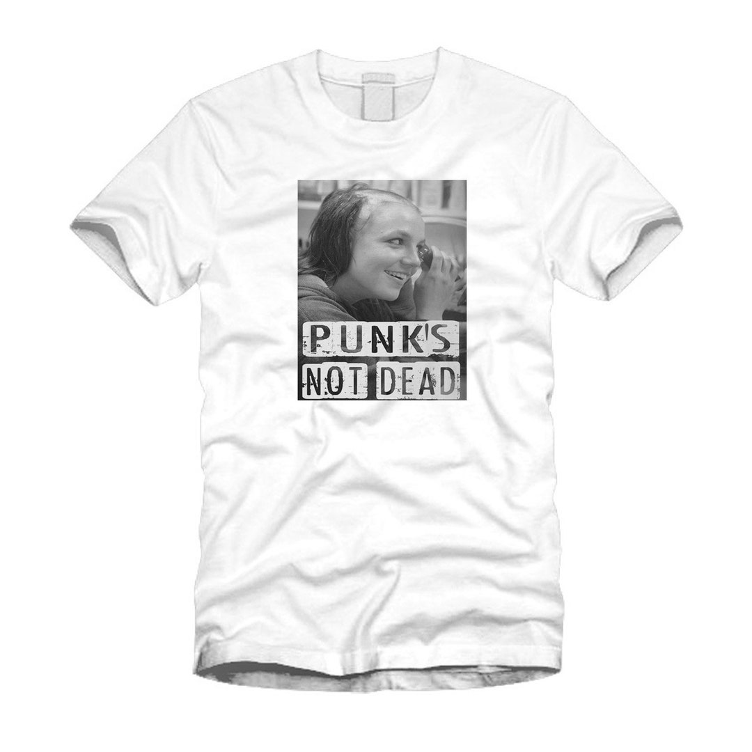 Punk's Not Dead - Vintage Old School Humor Retro Funny Cool Gift White ...