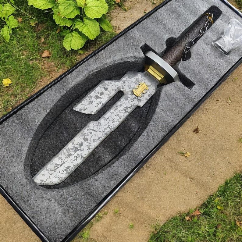 JJK Toji Fushiguro Sword Real Metal 21inch Inverted Spear of Heaven 1:1 ...