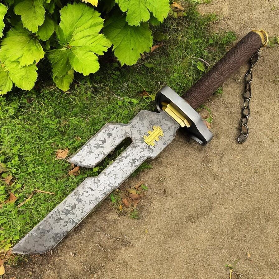 JJK Toji Fushiguro Sword Real Metal 21inch Inverted Spear of Heaven 1:1 ...