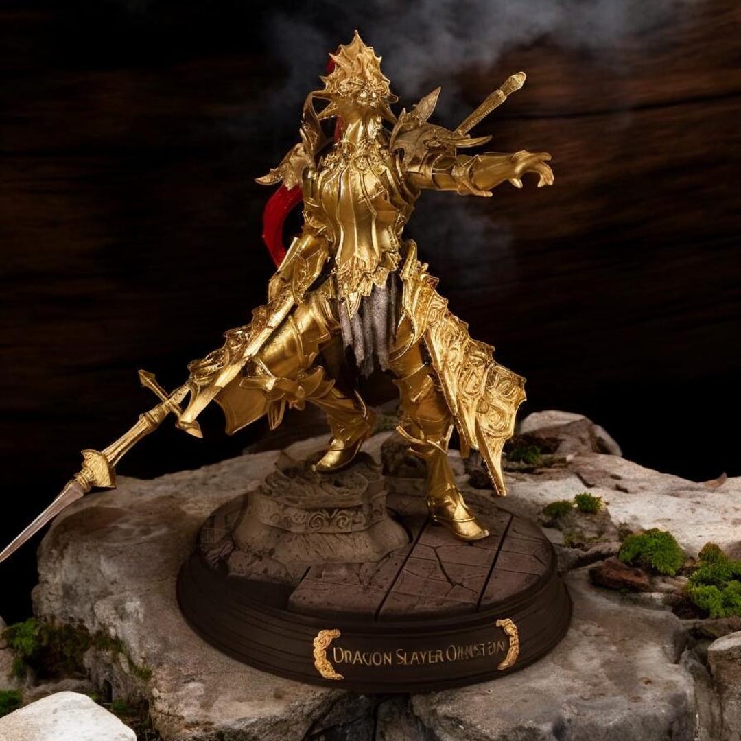 Dragon Slayer Ornstein Statue, Dark Souls Figurines, Dark Souls Boss ...