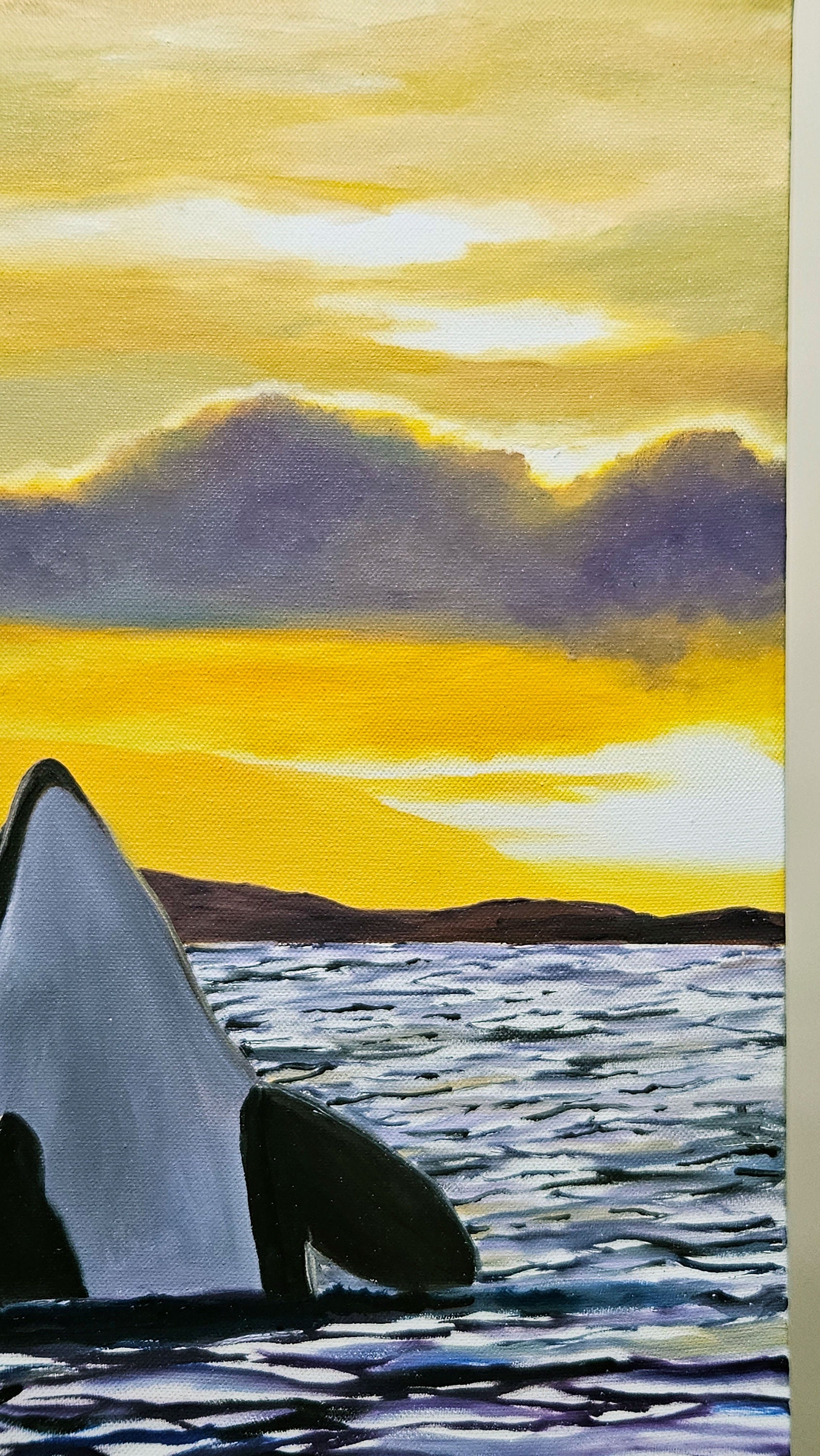 Morning Glory, 18 X 24 Inches, Oil on Canvas, Orca Killer Whale - Etsy