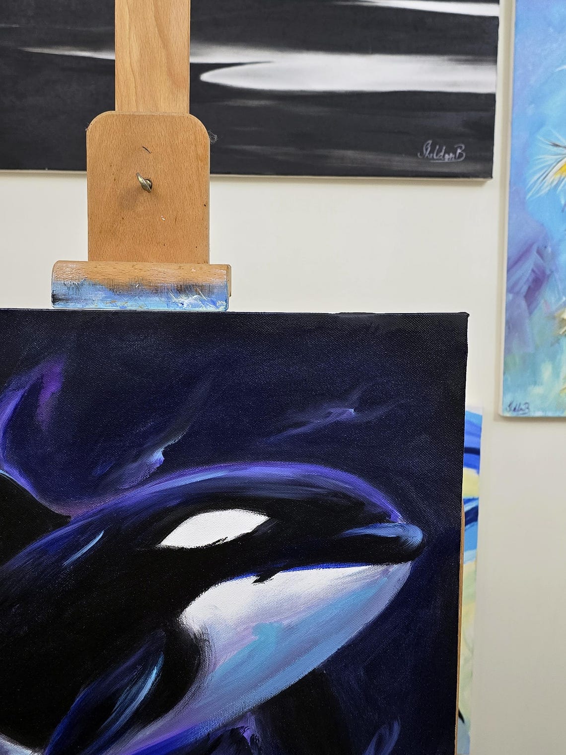 Spirit of the Deep, Original Orca Painting - Etsy