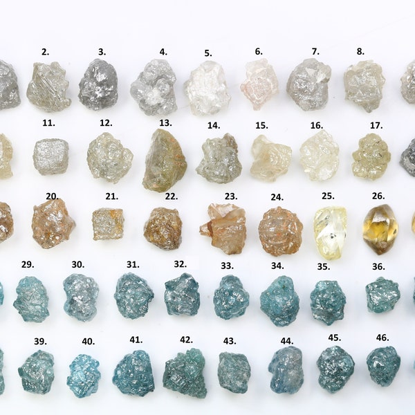 Rough Blue Diamond - Etsy