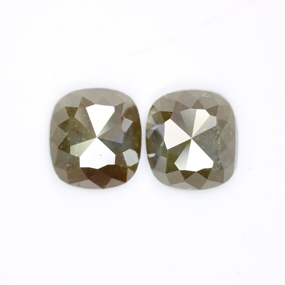 Gemstones Craft Supplies & Tools 3.53 CT/2 Pcs Oval Shape Brown Color ...