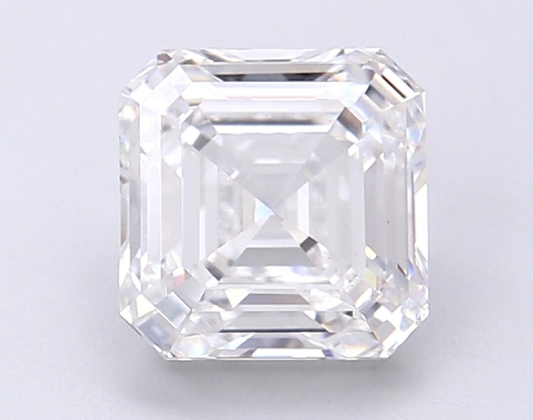 3 CT Square Emerald Cut Lab Grown Diamond for Anniversary Gift | IGI ...