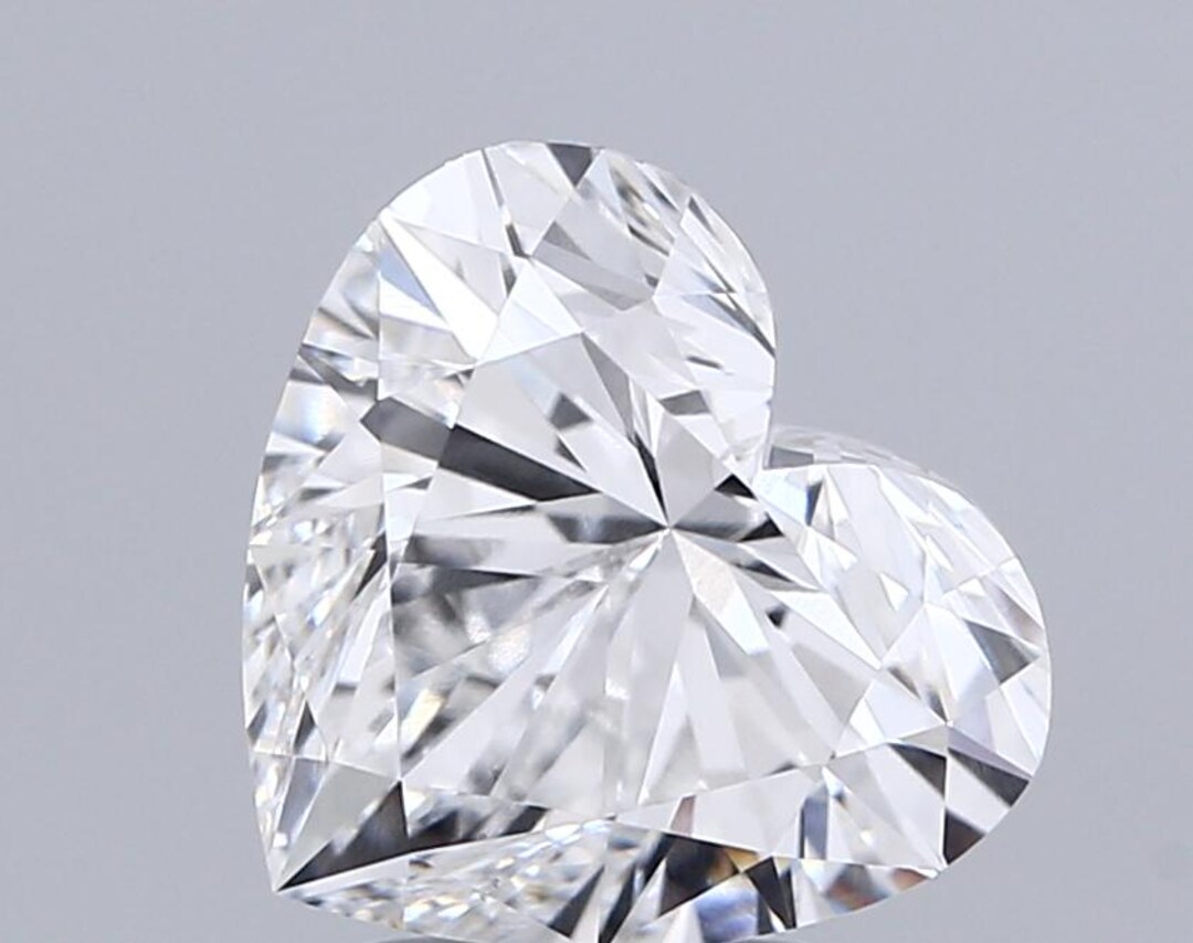 3 CT Heart Shape Lab Grown Diamond for Engagement Ring | Diamond ...