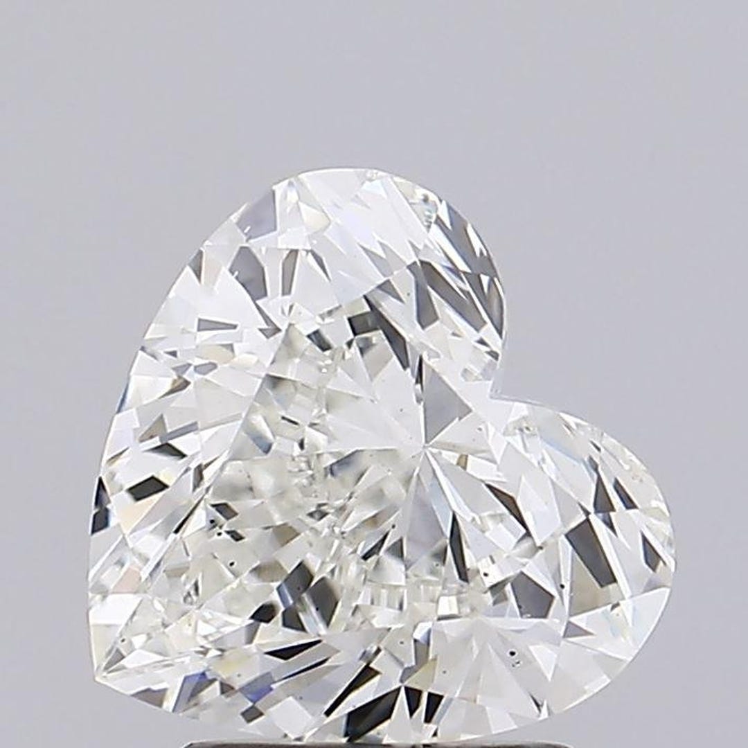 2 CT Heart Shape Lab Grown Diamond for Engagement Ring - Etsy