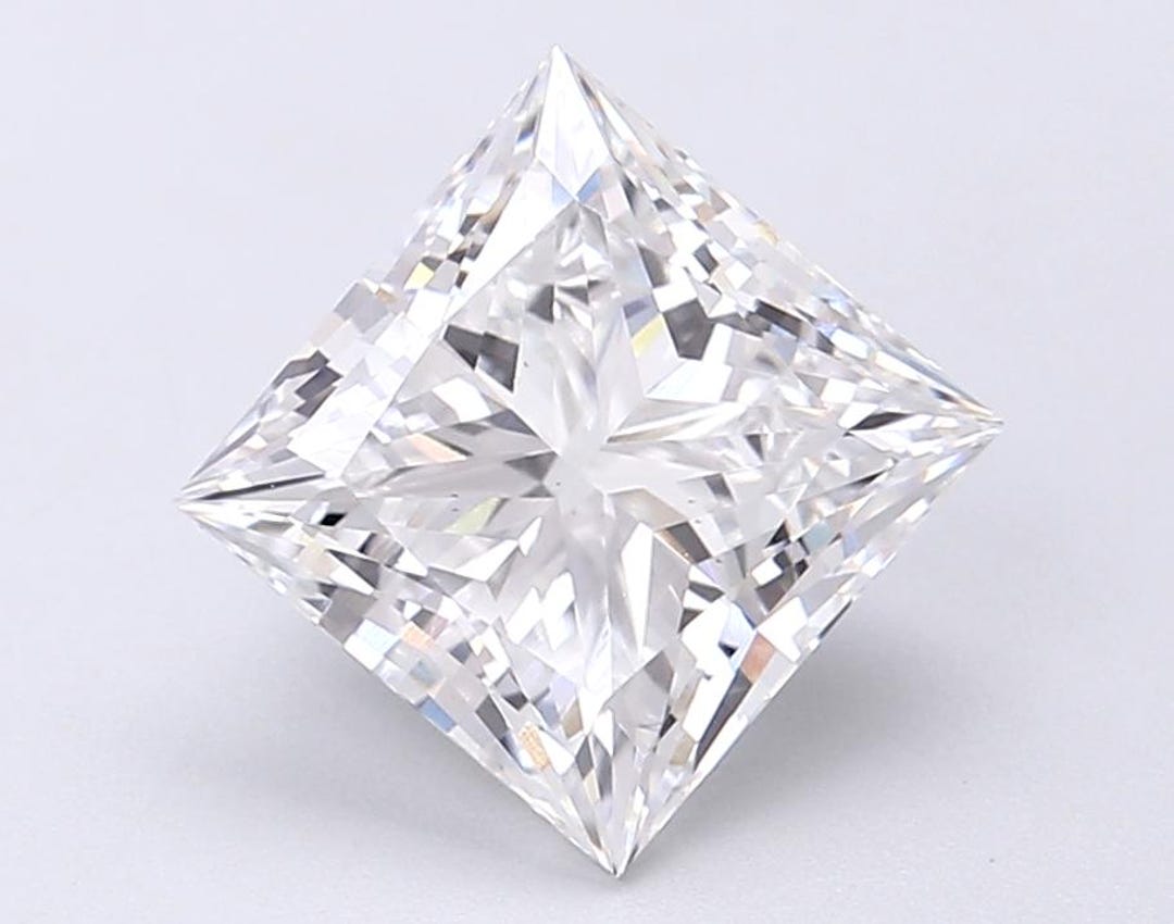 3 CT Princess Cut Lab Grown Diamond for Necklace or Earrings | Best for ...