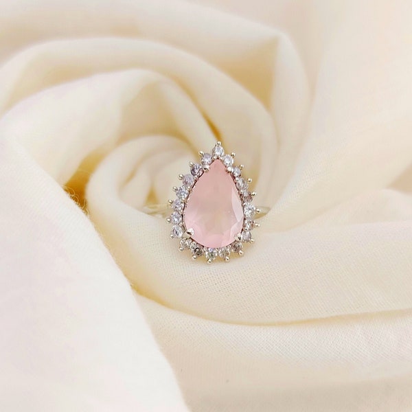 Rose Quartz Ring - Etsy
