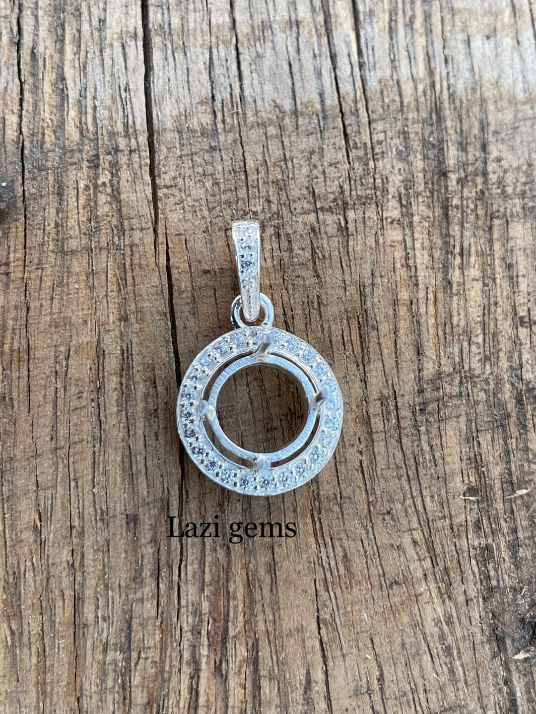 Semi Mount Pendant 2 Mm - 20 Mm Round Pendant Settings Silver Round ...