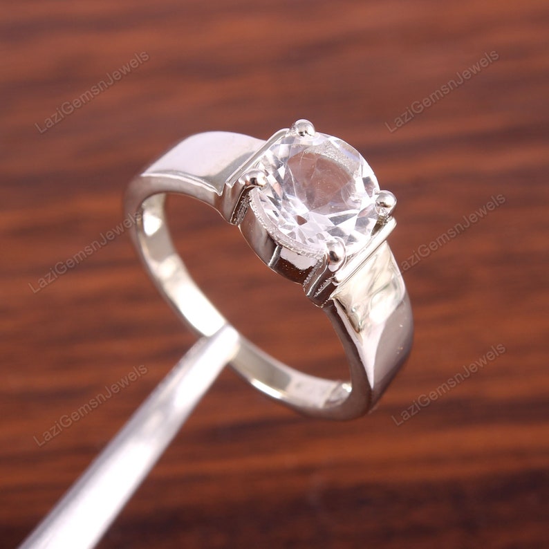 Rock Crystal Quartz Ring-handmade-ethnic-authentic Crystal - Etsy