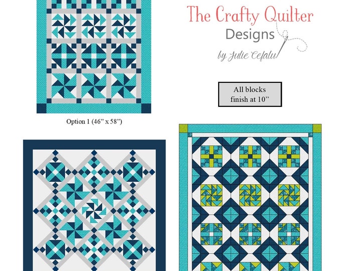 Spotlight Quilt Pattern PDF, Modern Circle Quilt Pattern, Curved Piece ...