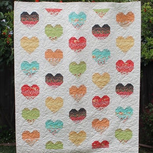 Ombre Love Quilt Pattern - Etsy