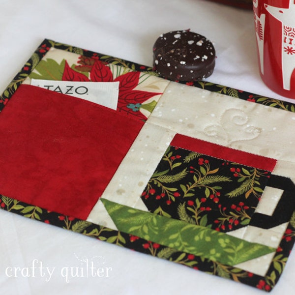 Christmas Mug Rug - Etsy