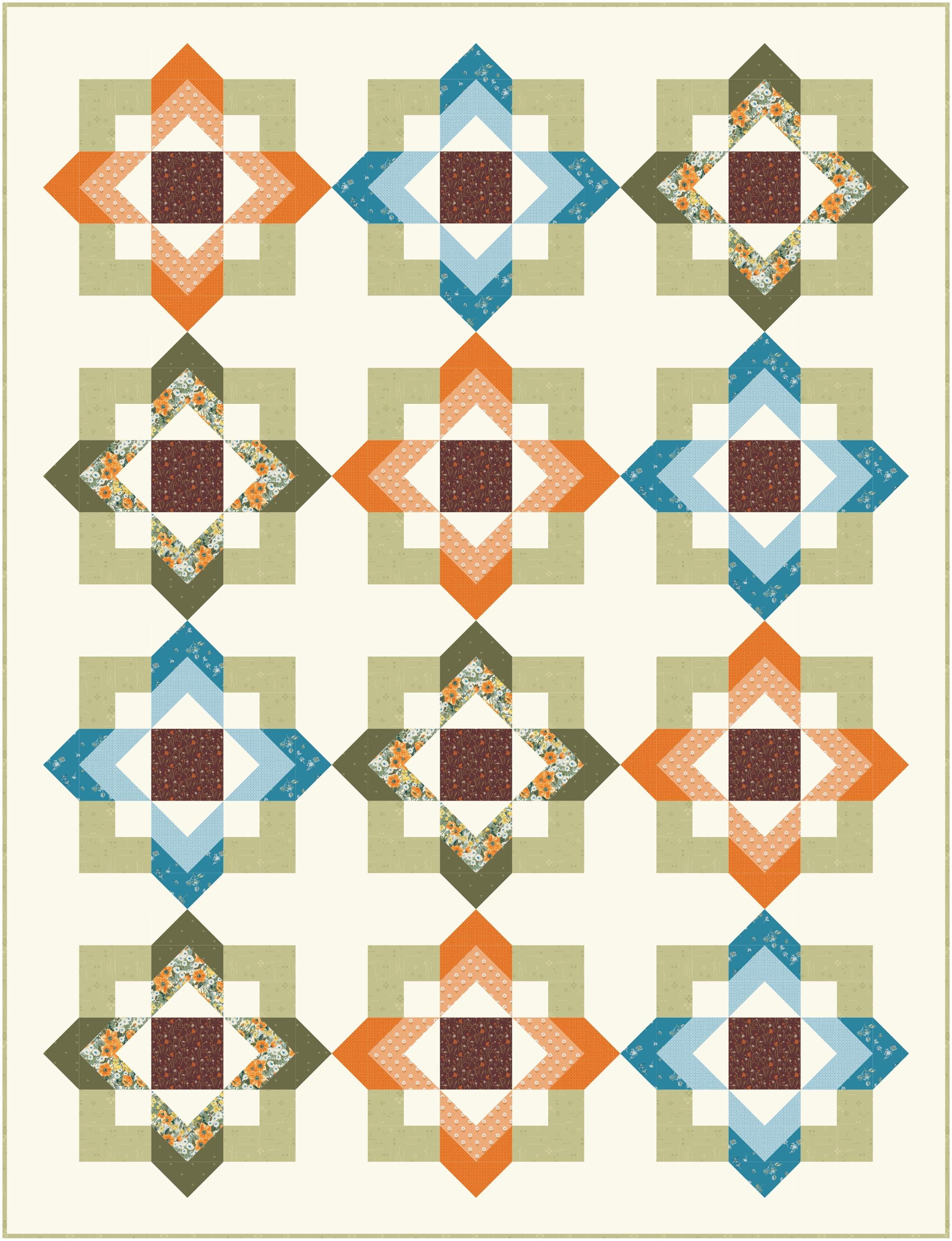 Sheridan Quilt Pattern PDF - Etsy