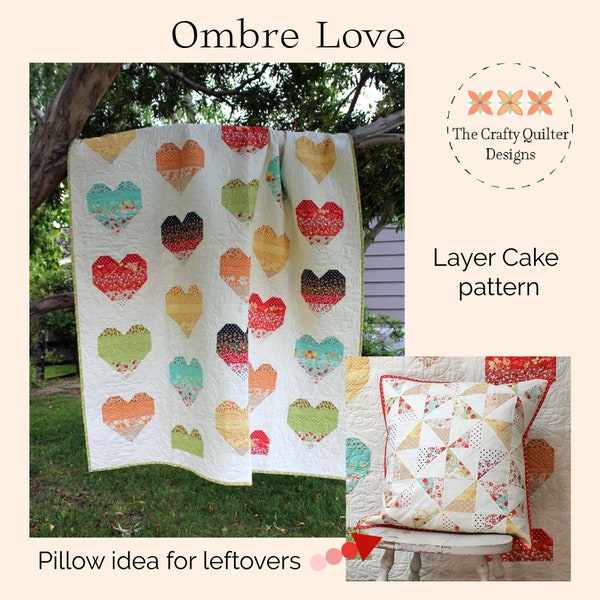 Heart Quilt Pattern - Etsy