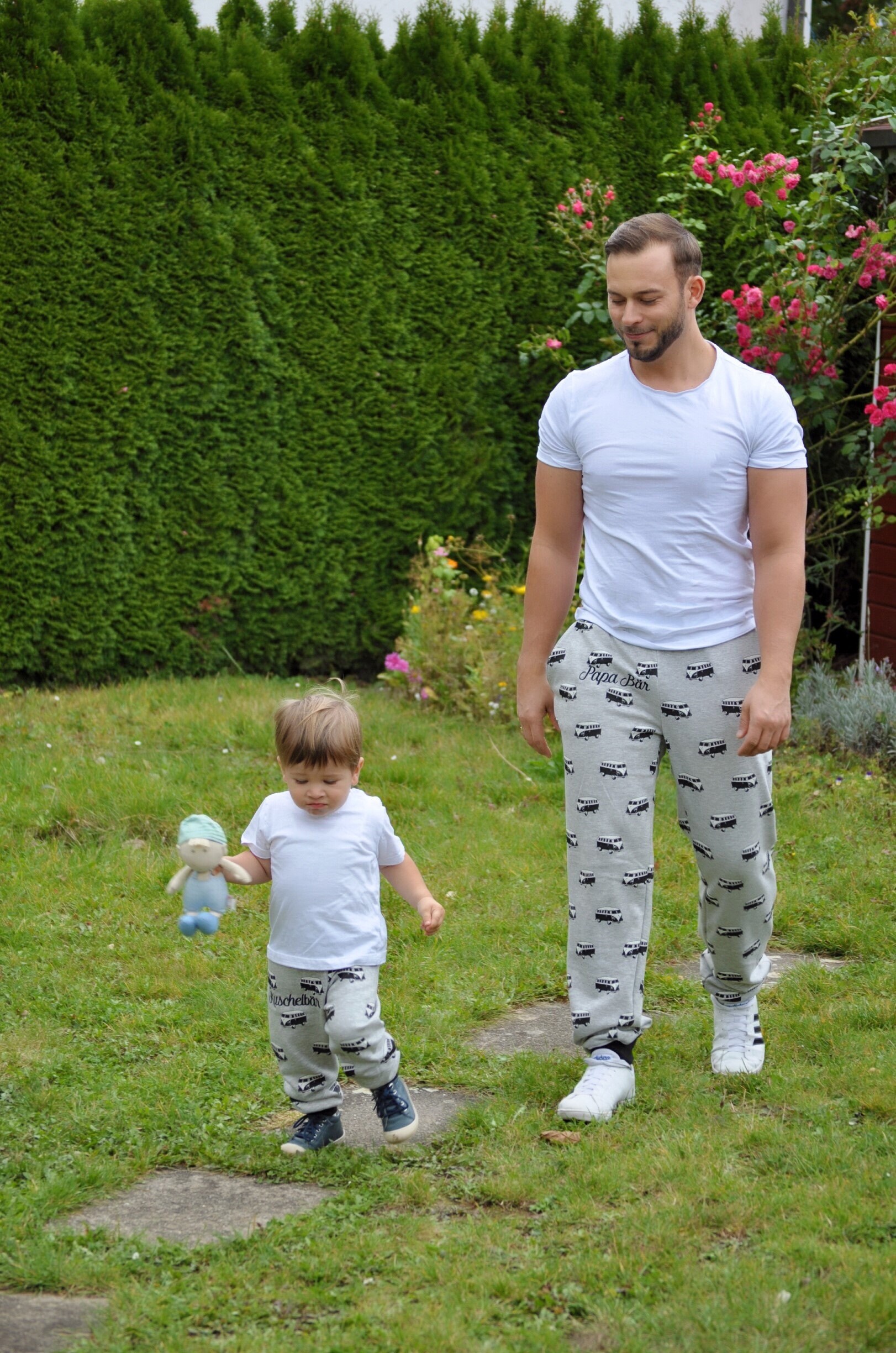 Partnerlook Vater Sohn personalisiert mit Namen | Etsy