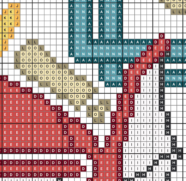 Magikarp and Gyarados Cubist Fan Art | Cross Stitch Pattern PDF ...