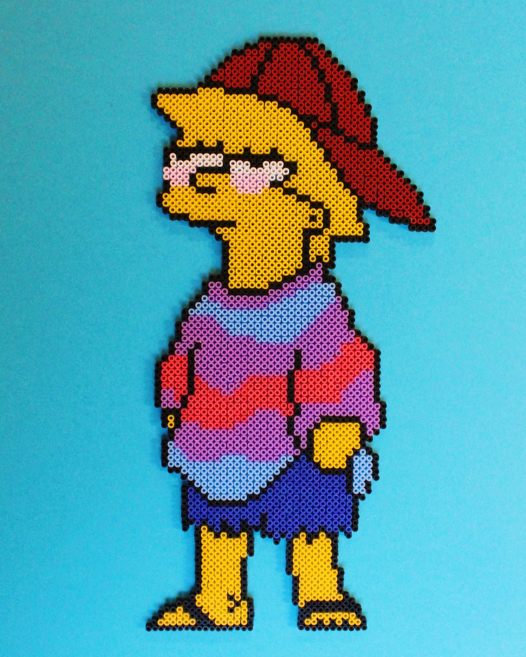 Lisa Simpson Hama Beads Artkal Beads Perler Beads Fox the Simpson - Etsy