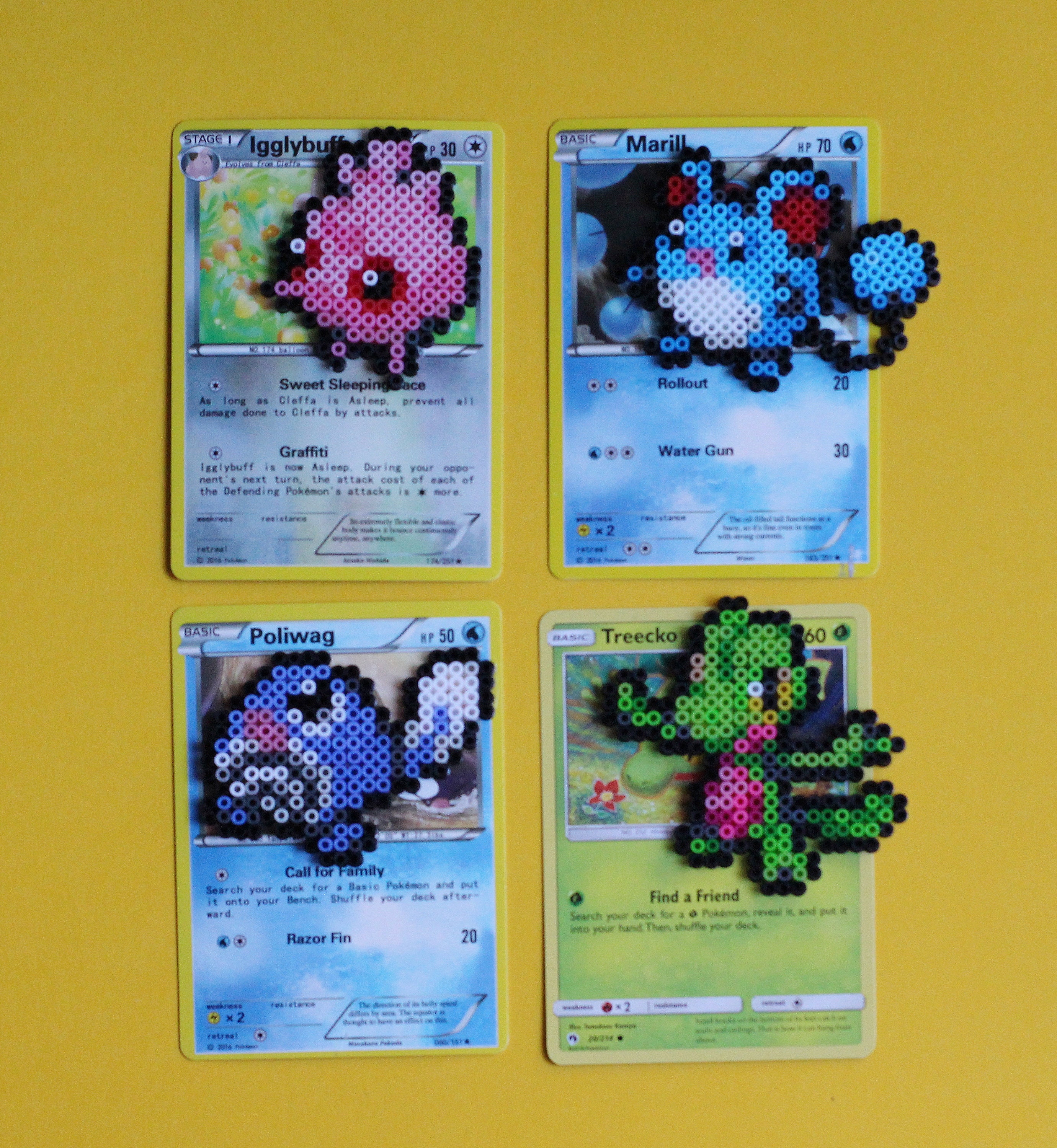 Cartas Pokemon Pokemon Cards Hama beads Artkal beads Perler beads ...