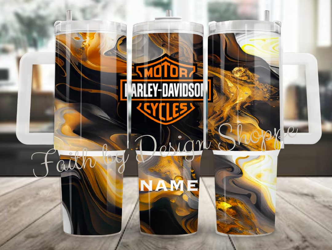 Harley Davidson, Motorcycle, Dupe, 20oz Stainless Steal Double Wall ...
