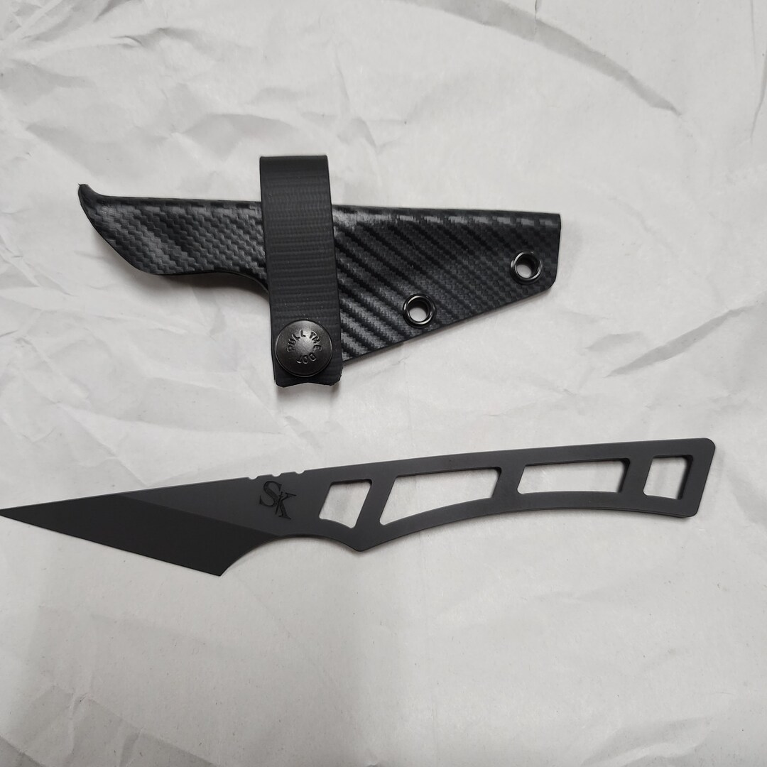 Dark Side Skeleton Mesu, Armor Black Cerakote, Kydex Sheath With Belt ...
