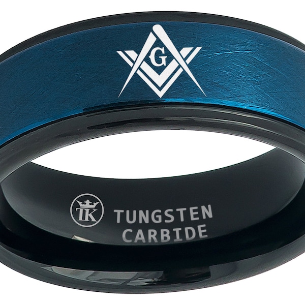 Masonic Ring Blue Lodge - Etsy