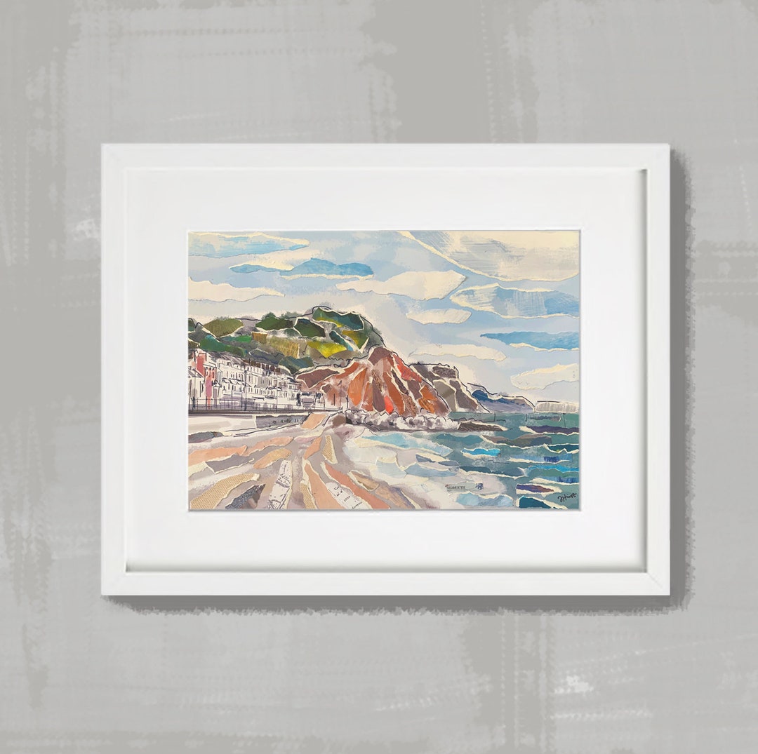 Sidmouth Seafront, Devon, Print - Etsy UK