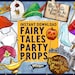 Fairy Tales Photo Booth Party Props - Decoration Once Upon a Time ...
